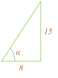 Use the figures to find the value of the trigonometry functions. a) cos ...