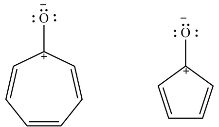 Cycloheptatrienone is stable, but cyclopentadienone is so reactive that ...