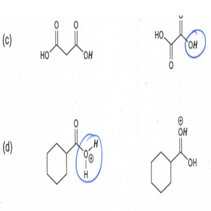 circle the most acidic hydrogen between the paicircle the most acidic ...