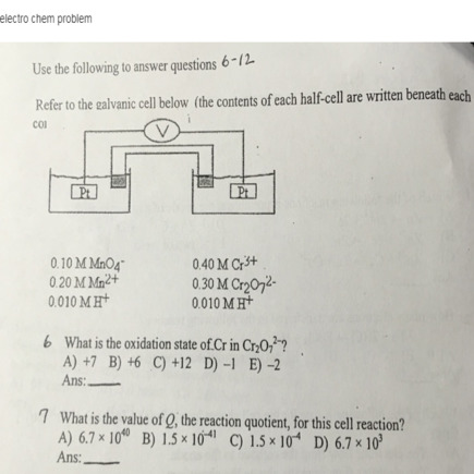 electro chem problem Use the follo[{Image src='img212743049671000205736.jpg' alt='' caption ...