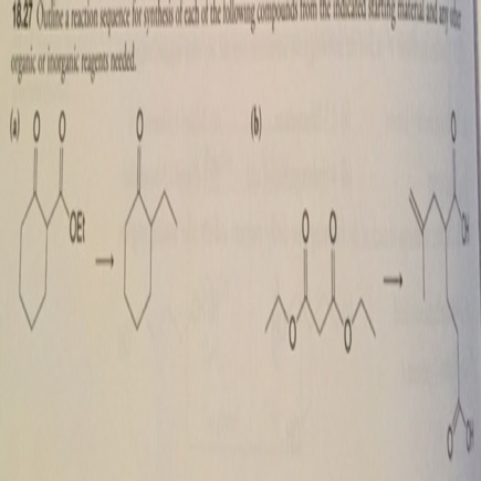 Outline a reaction sequence for thOutline a reaction sequence for the ...