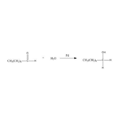 What alcohol is formed when the carbonyl compound is treated with an H2 ...