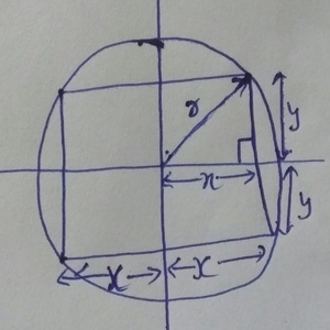 Find the dimensions of the rectangle of the maximum area that can be ...