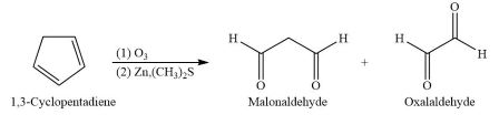 Predict the product when the following polyenes undergo ozonolytic ...