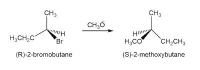 Draw the equation in a way that shows clearly the stereochemistry of ...