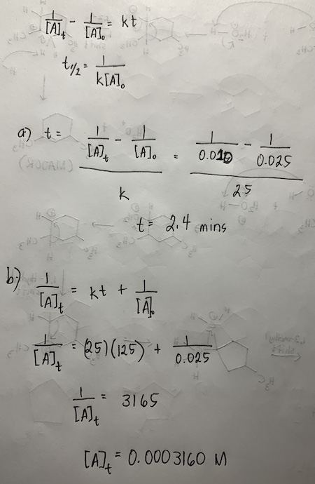 The decomposition reaction of NOBr is second order in NOBr. with a rate ...