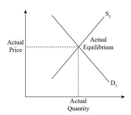 Indicate the actual price and quantity in the private market. Label ...