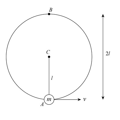 A small heavy block is attached to the lower end of a light rod of ...