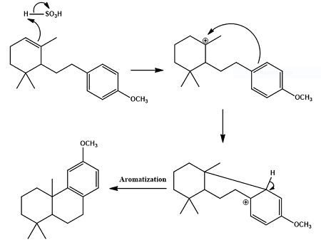 Draw a stepwise, detailed mechanism for the following intramolecular ...