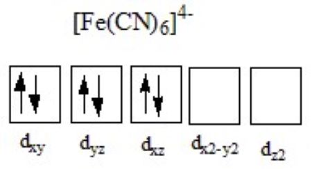 a. The five d-orbitals(dz2,dx2-y2, dxy, dxy,dyz) on the central ...