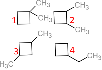Determine the number of constitutional isomers that are possible for ...