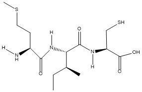 Draw the structure of the tripeptide and determine its name using three ...