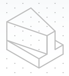 Draw the missing top view for the given figure below. You must draw the ...