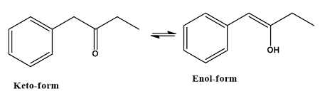 Draw the enol tautomer for the below compound. | Homework.Study.com