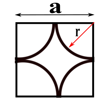 Determine the packing efficiency of a simple cubic unit cell that ...