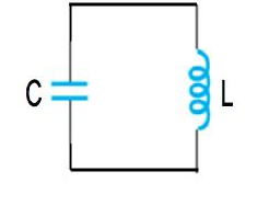 An LC circuit ( as shown in figure) has an inductance of 20 mH and a ...