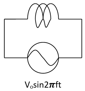 What is the rms current in the circuit when V_{rms} = 45\ V,\ L = 4.5 ...