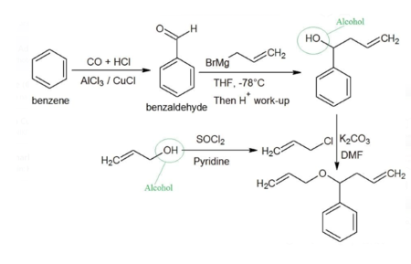 Draw the product formed from the ring-closing metathesis of the given ...