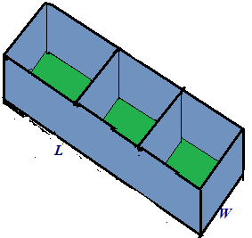 Your task is to design a rectangular industrial warehouse consisting of ...