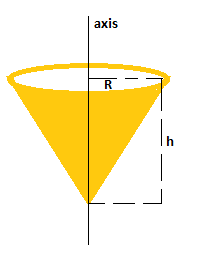 Calculate the moment of inertia of a uniform solid cone about an axis ...