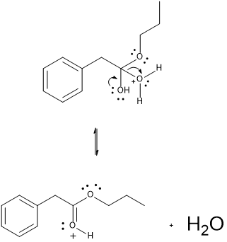 Complete the given reaction mechanism of the Fischer Esterification by ...