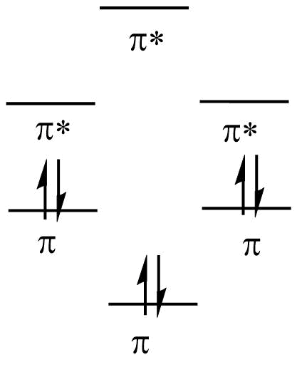 In the benzene molecule, carbon atoms form a ring with alternating ...