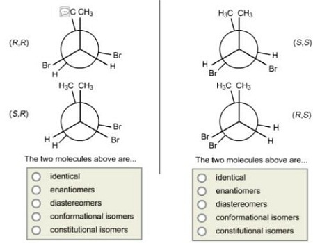 Indicate the relationship between the molecules. [{Image src='molecule6560834013754793387.jpg ...