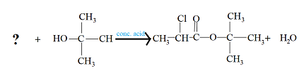 Esterification reactions are carried out in the presence of a strong ...