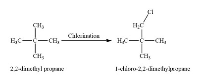 Draw the structure of the only C5H12 constitutional isomer to produce a ...