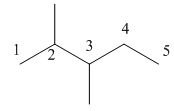Convert the line structures in the figure below to their condensed ...