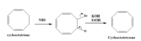 Cyclooctatetraene was first synthesized in 1911. How might you use the ...