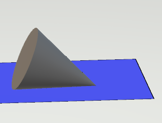 Consider a cone (a) lying on its side, (b) standing on its base, and (c ...