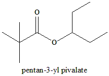 How to draw a line structure for (CH_3)CCO_2CH(CH_2CH_3)_2? | Homework ...