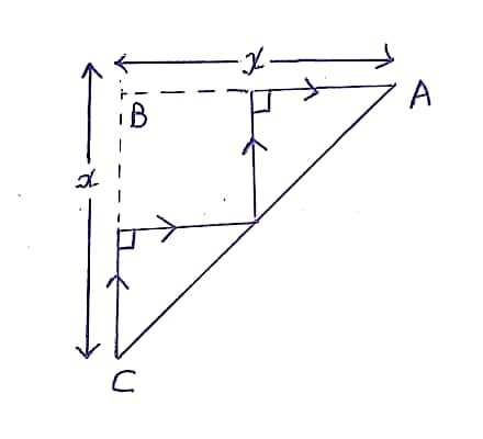 A blind person walking 10 steps in one direction each of length 80 cm ...