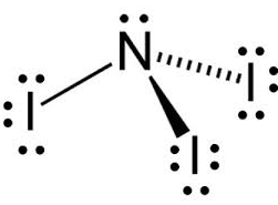 Determine the molecular geometry and bond angles of NI3. | Homework ...