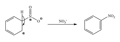 Mononitration of aniline at the ortho and para positions with a cold ...