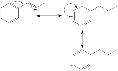 Draw a second resonance structure for the following radical shown below ...