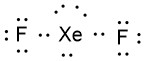 Draw the Lewis dot structure for XeF2. | Homework.Study.com