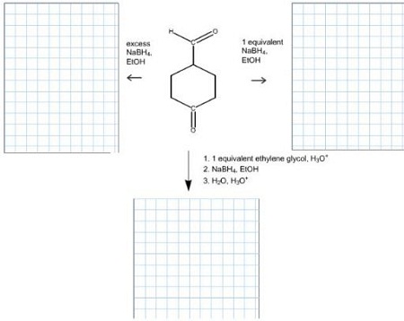 Draw the major organic product for each of ine three transformations ...