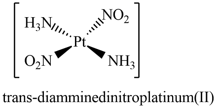 Write formulas for the following compounds. (a) trans ...