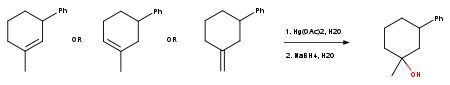 The following product can be synthesized from the reaction of an alkene ...