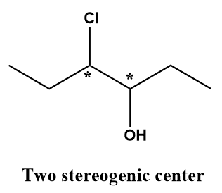 Label the two stereogenic centers in the below compound and draw all ...
