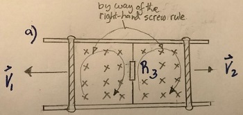 Two parallel rails with negligible resistance are 11.0 cm apart and are ...