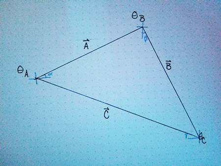 The route followed by a hiker consists of three displacement vectors: A ...