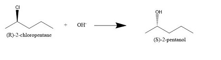 What product results from the SN2 reaction between (R)-2-chloropentane ...