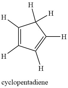 Consider the structure of cyclopentadiene and then answer the following ...