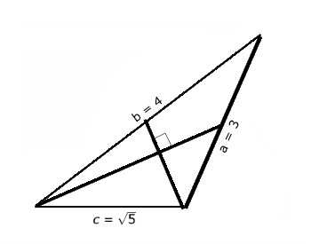 When are two medians are perpendicular to each other in a triangle ...