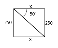 When observed from the top of a 250-ft-tall lighthouse, the angle of ...