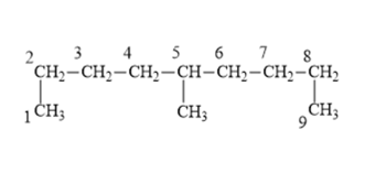 Name the following compound. CH2(CH3)CH2CH2CH(CH3)CH2CH2CH2(CH3 ...