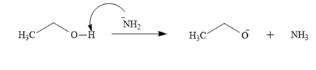 Complete the given acid-base reaction.CH3CH2OH+NH2 ...
